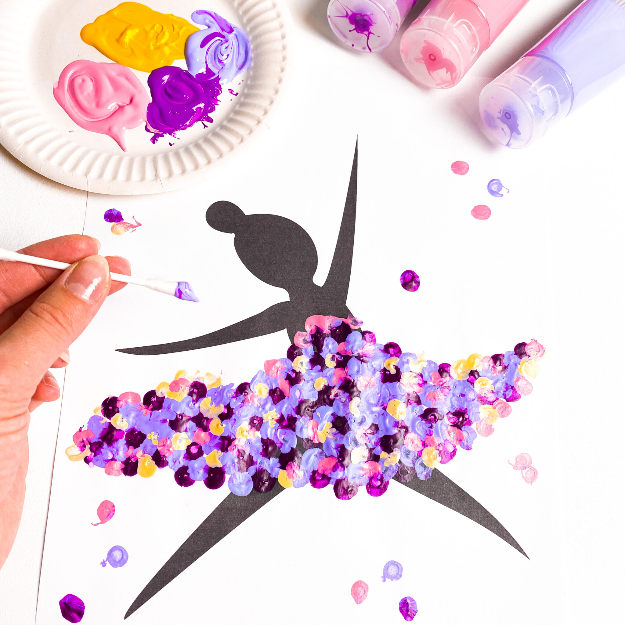 Farbenmonster mit Freebie Bastelvorlage | allaroundfamily.de