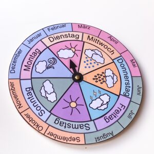 Lernuhren für Kinder - Jahreszeiten, Wochentage, Wetter ...